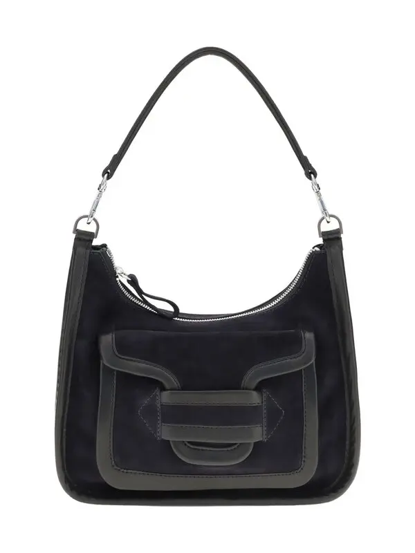 Pierre Hardy Alpha Day Miss Leather Shoulder Bag - Black