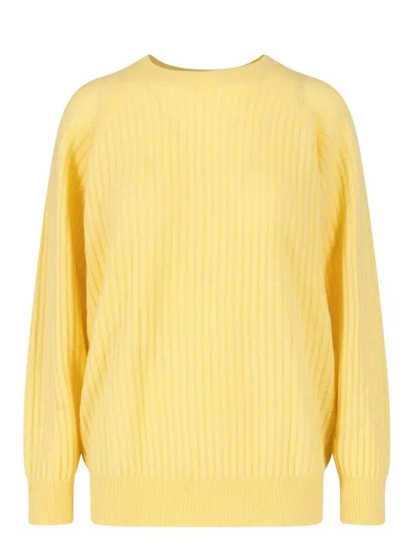 FRAME The Cashmere Sunbeam Sweater - Yellow