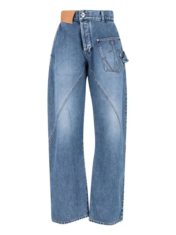 JW Anderson Twisted Workwear Jeans - Blue