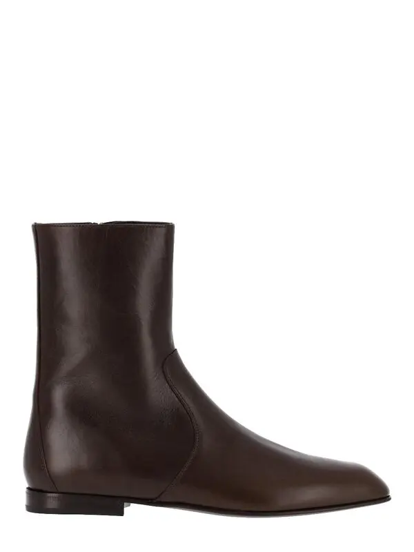 Khaite Colt" Ankle Boots - Brown