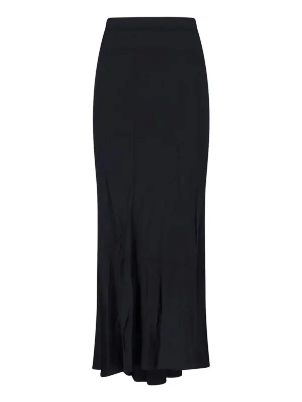 Junya Watanabe Wool Midi Skirt - Black