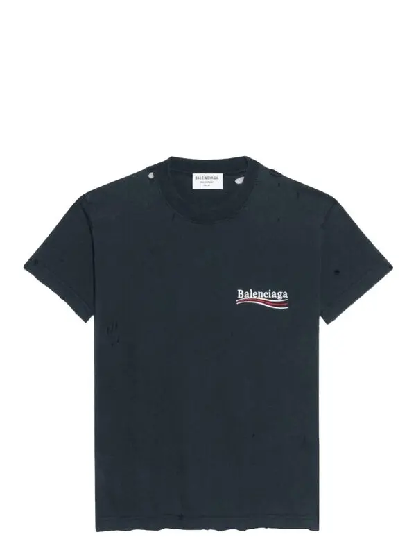 Balenciaga Political Campaign T-shirt - Black