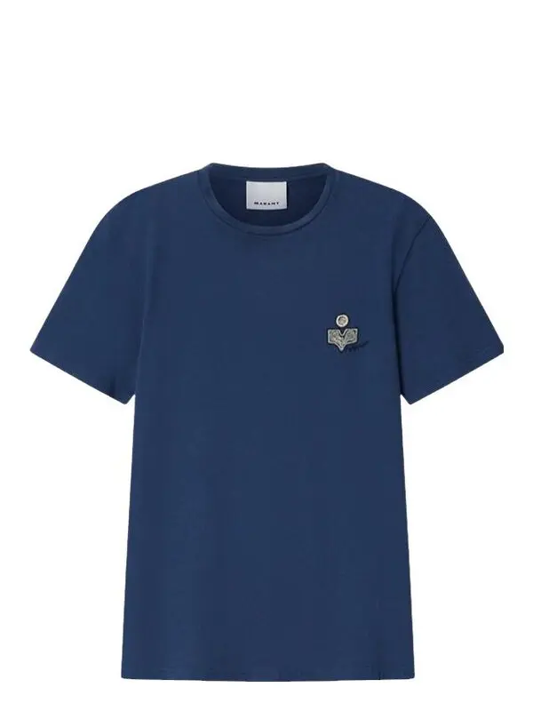 Isabel Marant Étoile Honore Tee Shirt - Navy Blue