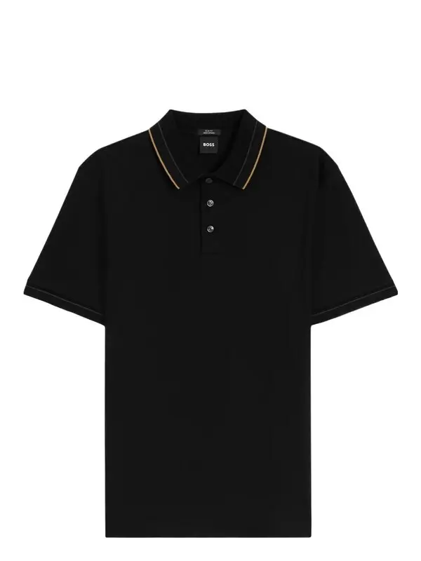 Hugo Boss Cotton Polo Shirt - Black