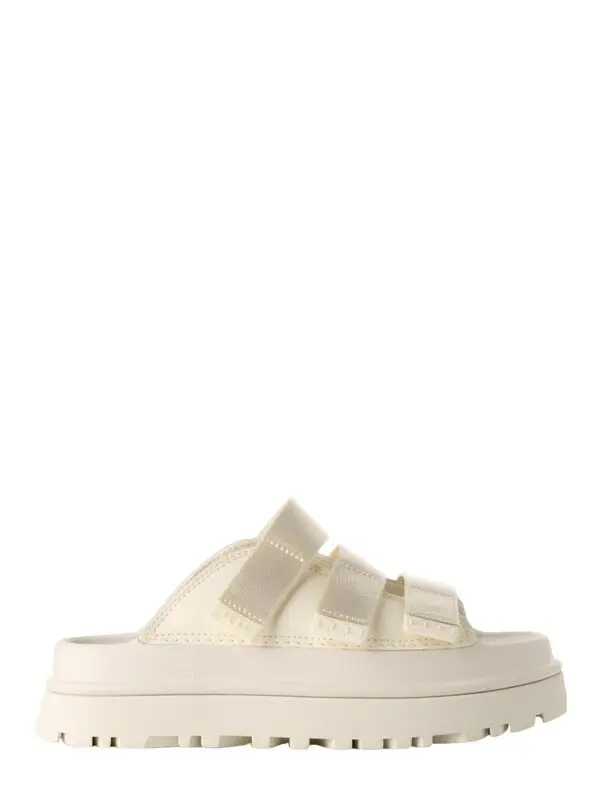 UGG Goldenglow Logo Embossed Slides - Jasmine