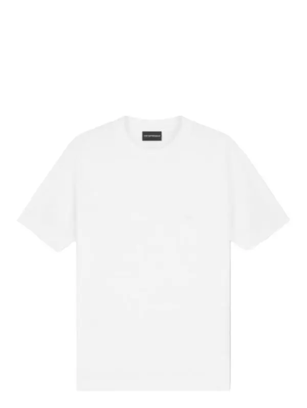 Emporio Armani Travel Essential Lyocell Blend Jersey T-shirt - White