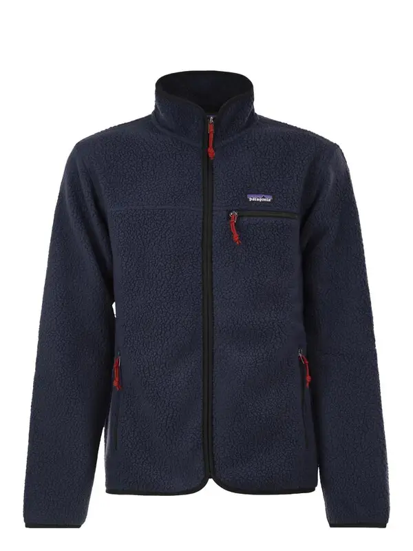 Patagonia Retro Pile Zip-up Fleece Jacket - Black