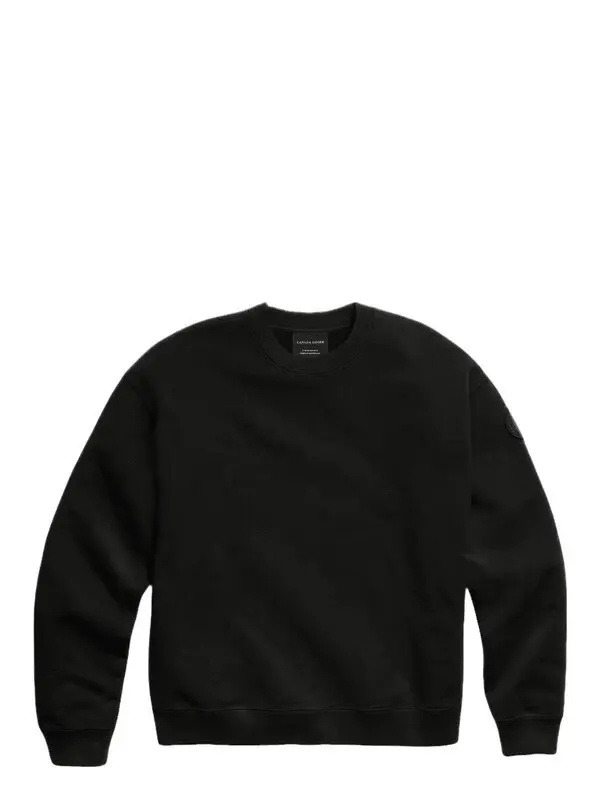 Canada Goose Wander Crew Tonal Label Sweatshirt - Black