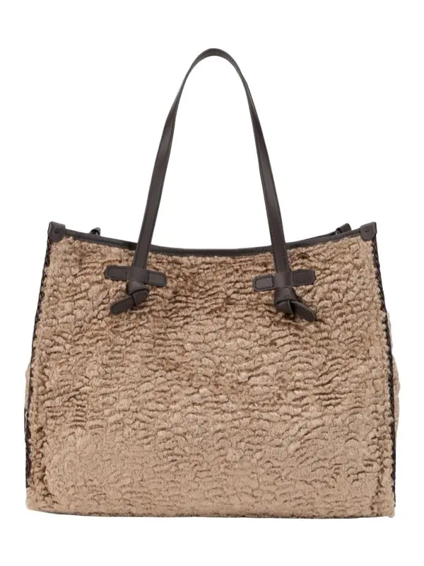 GIANNI CHIARINI Double Handle Tote Bag - Nude
