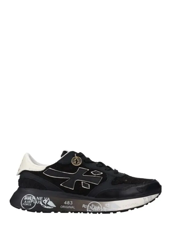 Premiata Lauryn Suede Blend Sneakers - Black