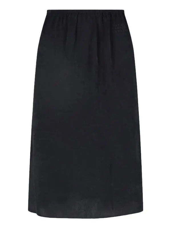 MAISON MARGIELA Button-down Midi Skirt - Black