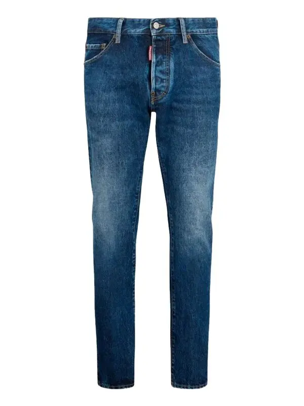 Dsquared2 Dark Highlight Teddy Jeans - Blue