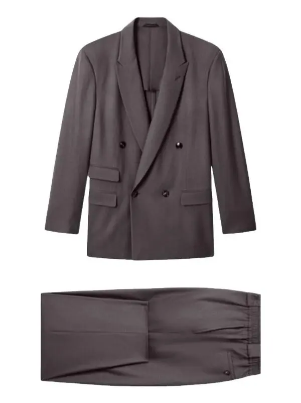 Giorgio Armani Double-breasted Blazer - Grey