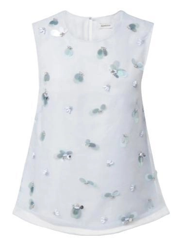 Simkhai Celia Embellished Top - Blue