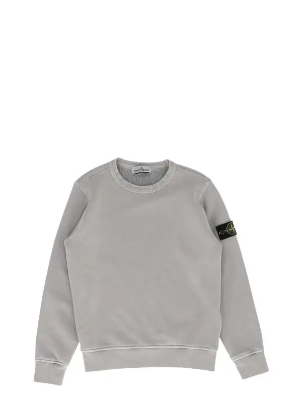 Stone Island Long-sleeved Crewneck Sweatshirt - Grey