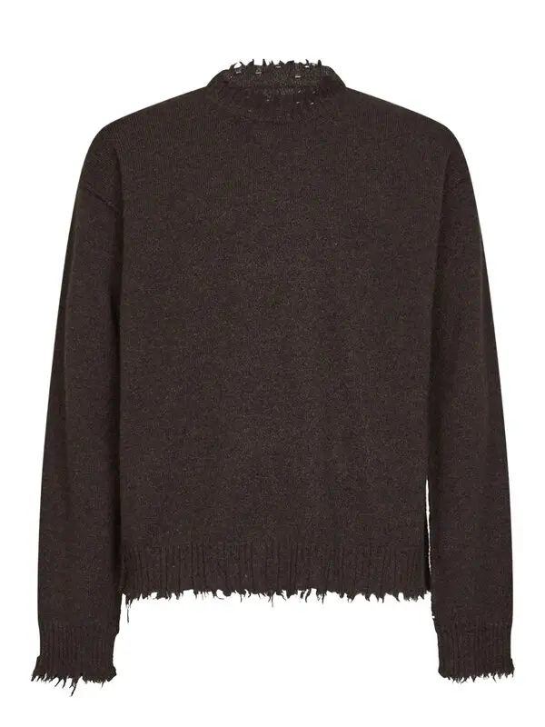 UMA WANG Long-sleeved Sweater - Black
