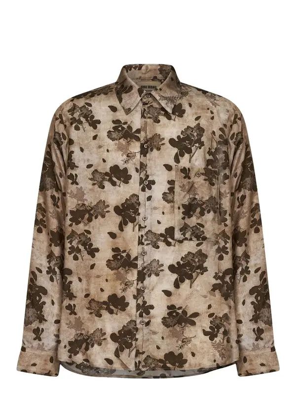 UMA WANG Long-sleeved Shirt - Brown