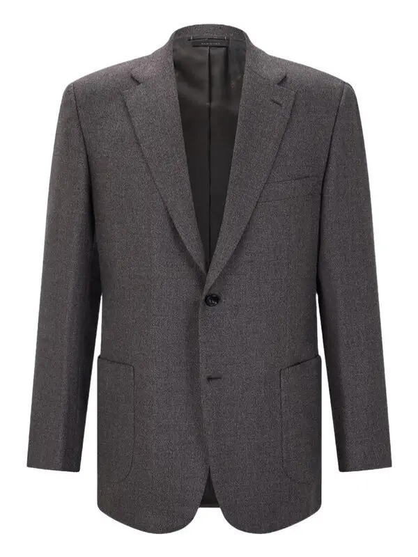 Brioni Long-sleeve Blazer - Black