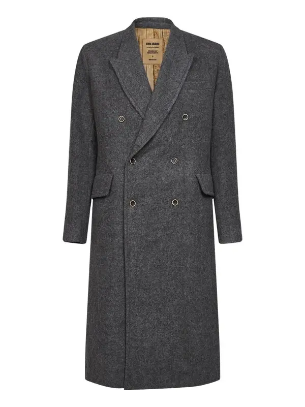 UMA WANG Long-sleeved Coat - Black