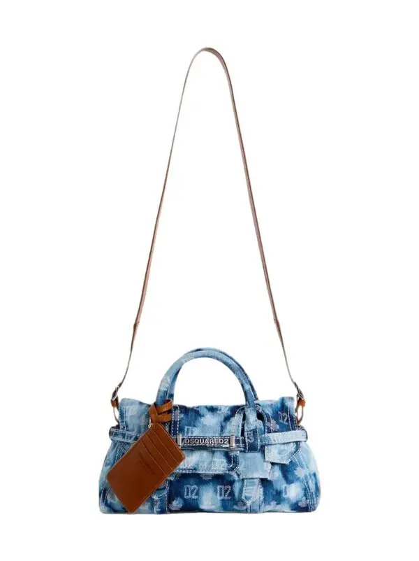 Dsquared2 Logo Shoulder Bag - Blue