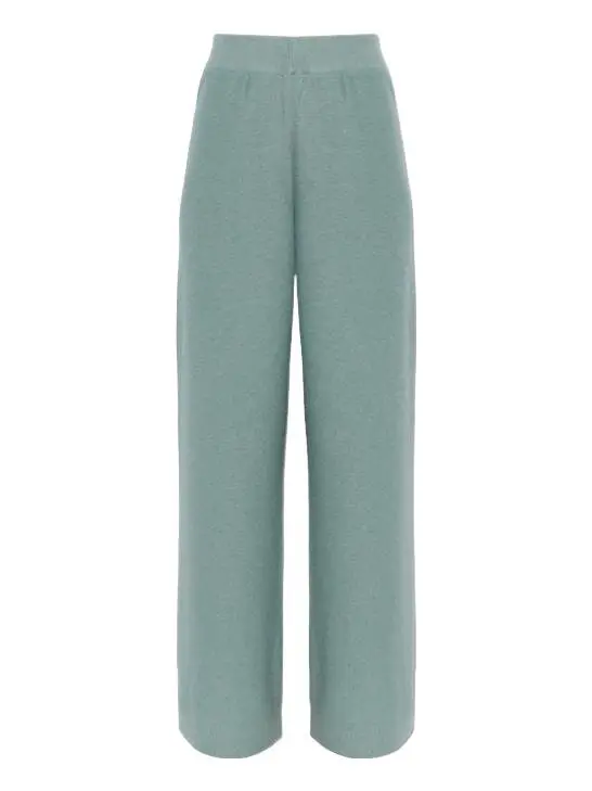 Fabiana Filippi Sequin-embellished Knitted Trousers - Green