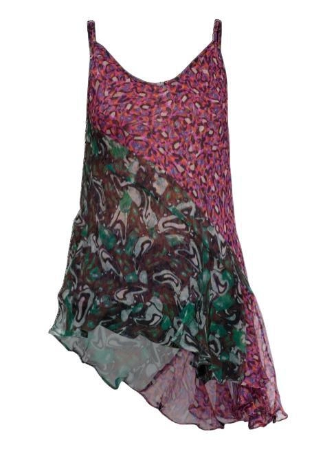 Dries Van Noten Sleeveless Panelled Top - Multicolor
