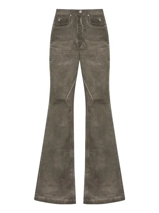 Rick Owens High Waisted Flared-leg Jeans - No