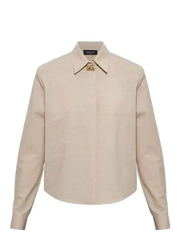 Fabiana Filippi Embellished Classic Collar Shirt - No