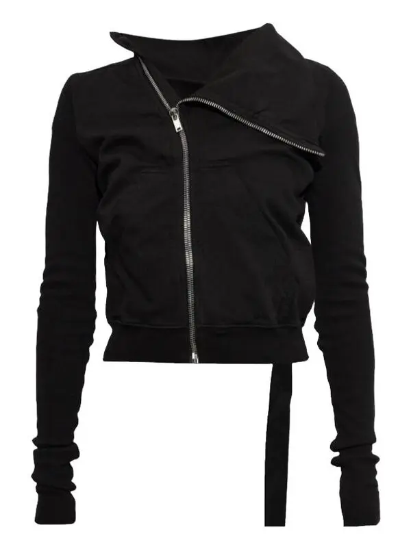 Rick Owens Long Sleeve Zip Jacket - Black