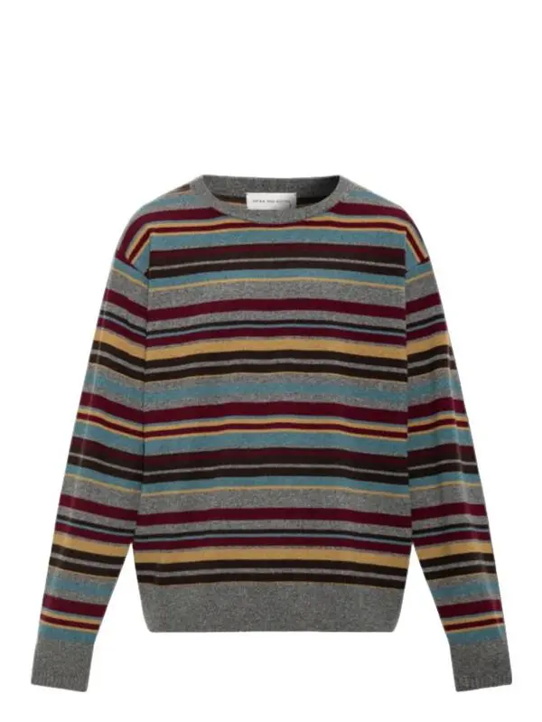 Dries Van Noten Horizontal Stripe Knit Top - Black