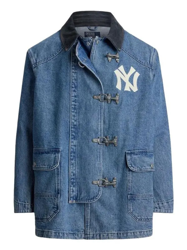Polo Ralph Lauren Logo Print Denim Jacket - Blue