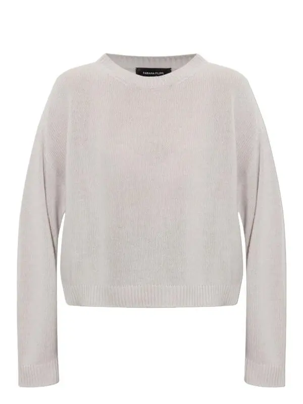 Fabiana Filippi Boxy Crew Neck Knitted Sweater - No