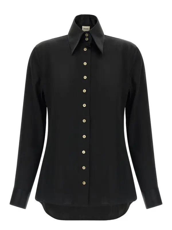 Khaite Long-sleeved Shirt - Black