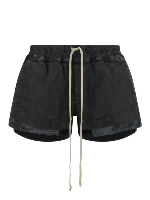Rick Owens Drawstring Fog Boxer Shorts - Black