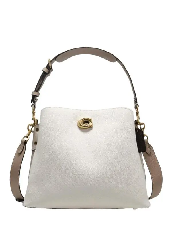 COACH Willow Twist-lock Shoulder Bag - White