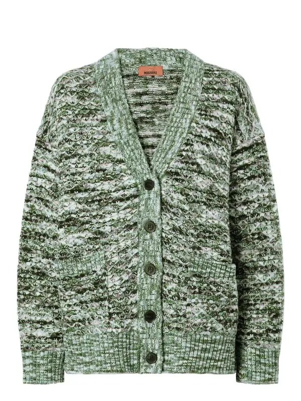 Missoni Oversized Wool-blend Cardigan - Multi