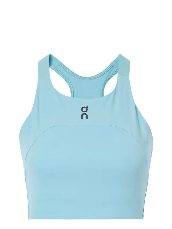 On Performance Stretch-jersey Sports Bra - Blue