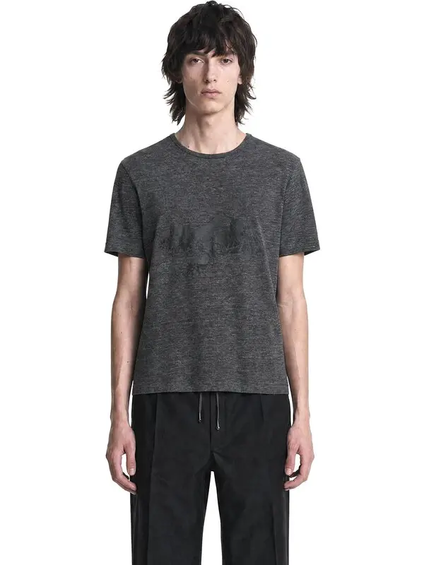 MAISON MARGIELA Cotton Short Sleeve T-shirt - Grey