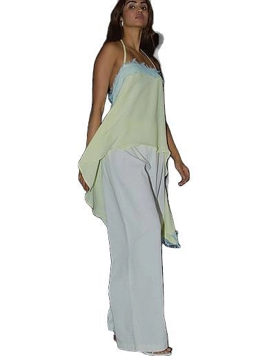 Victoria's Secret Summer Away Selani Top With Lace Trim - Yellow