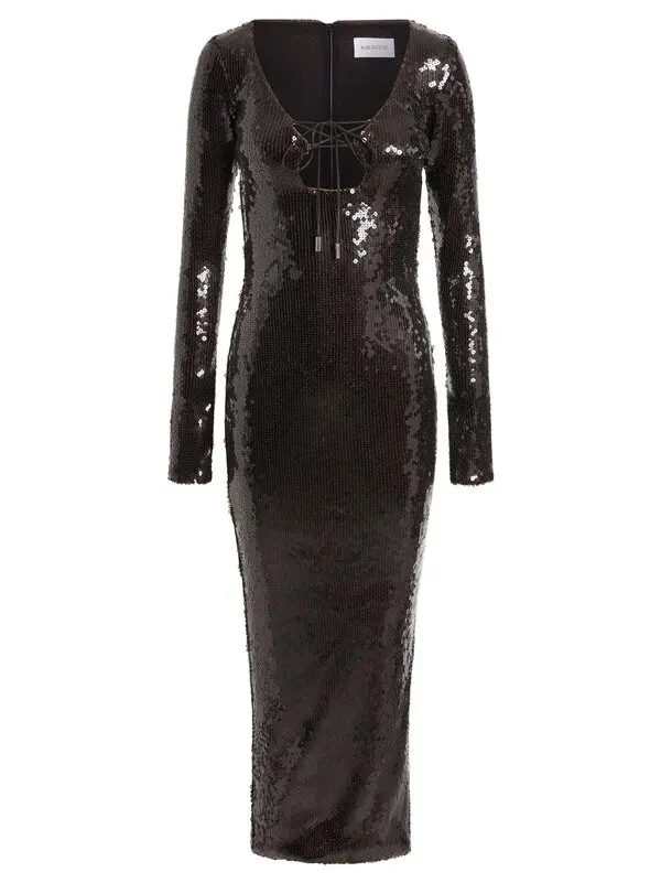 16Arlington Solaria Midi Dress - Brown