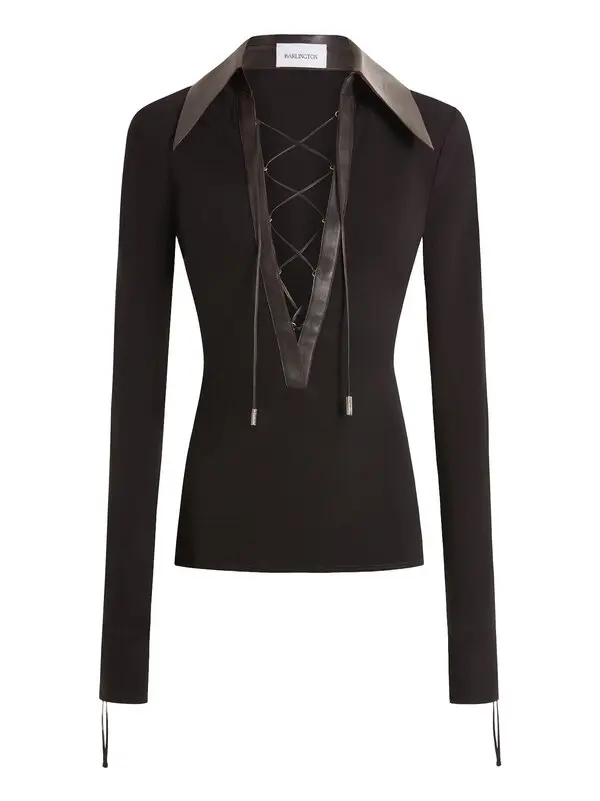16Arlington Pia Top - Black