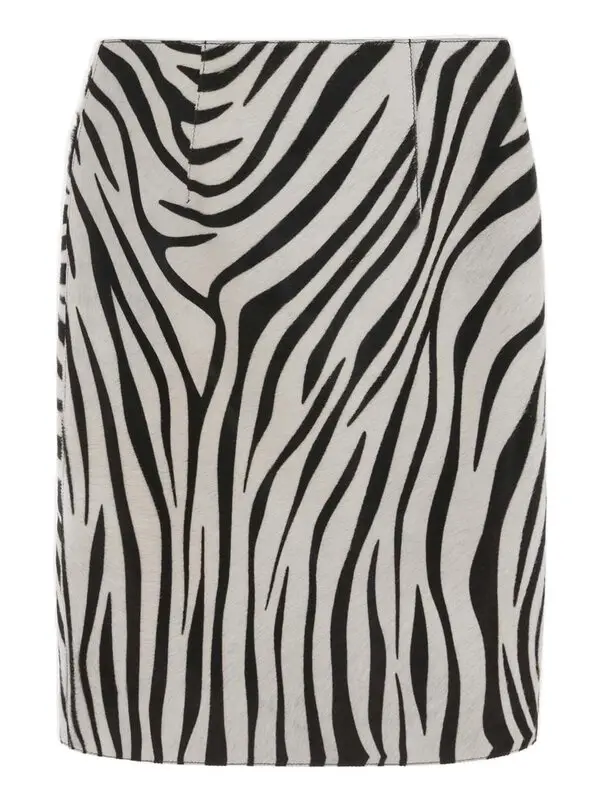 16Arlington Delta Midi Skirt - Zebra