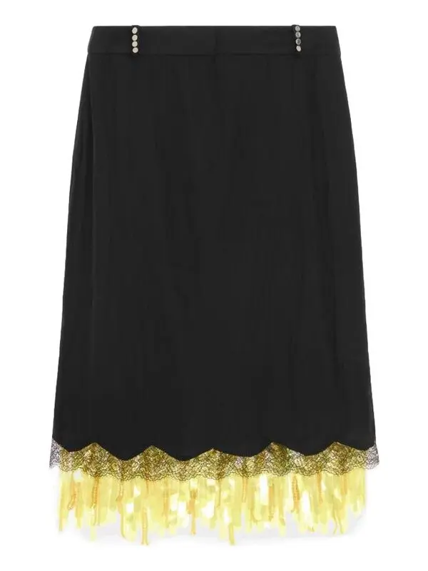 16Arlington Vea Midi Skirt - Black