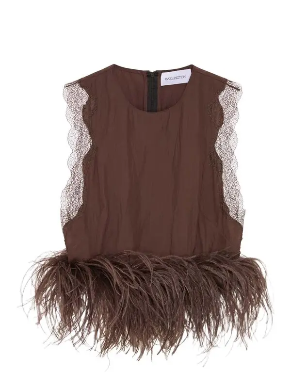 16Arlington Dickens Top - Chocolate