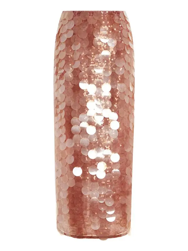 16Arlington Dia Midi Skirt - Pink