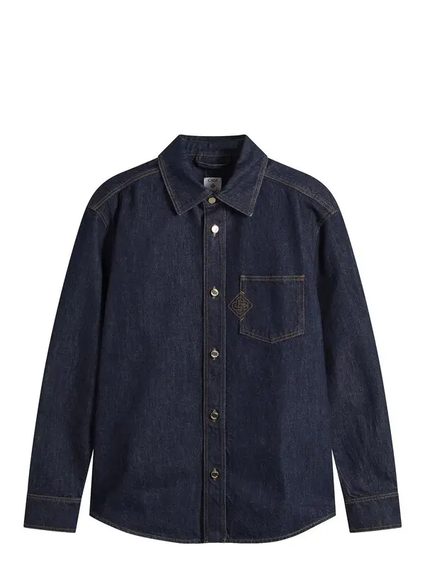 Casablanca Raw Denim Shirt - Indigo