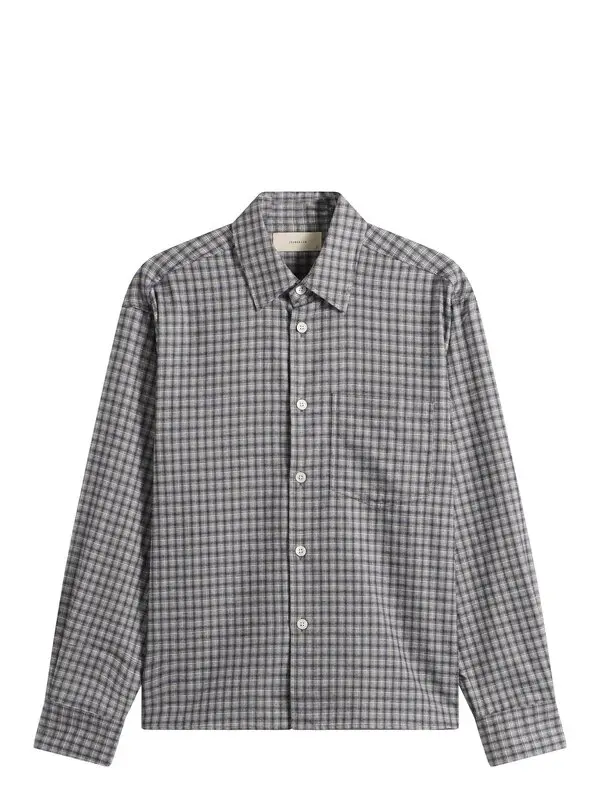 JEANERICA Juan Shirt - Blue Flannel Check