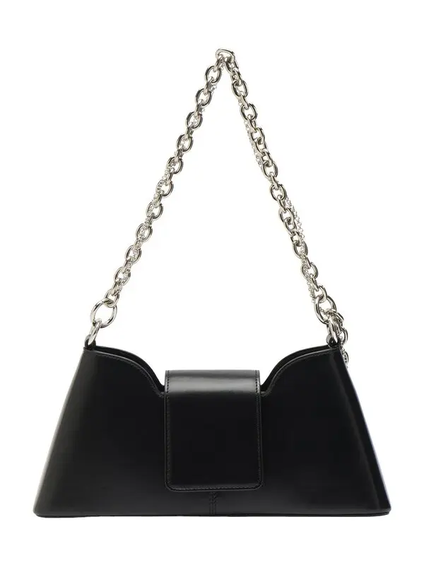 JUSTINE CLENQUET Marla Evening Chain Bag - Black