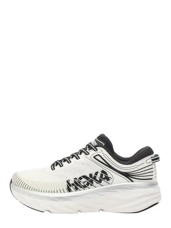Hoka One One Bondi 7 Sneakers - White/black