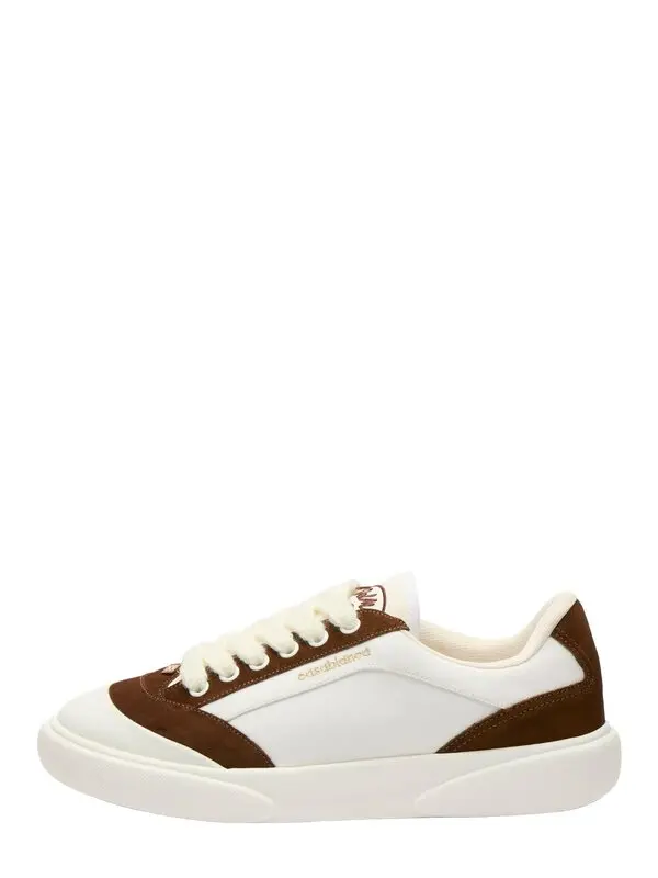 Casablanca Del Mar Leather Sneakers - White